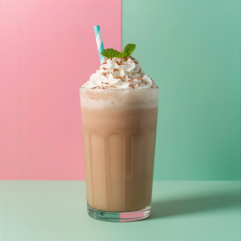 Peppermint Choco Frappe – Naugh-Tea Brews