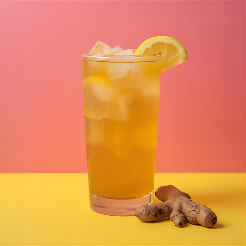 Turmeric Ginger Citrus Sparkler (Mocktail) – Naugh-Tea Brews